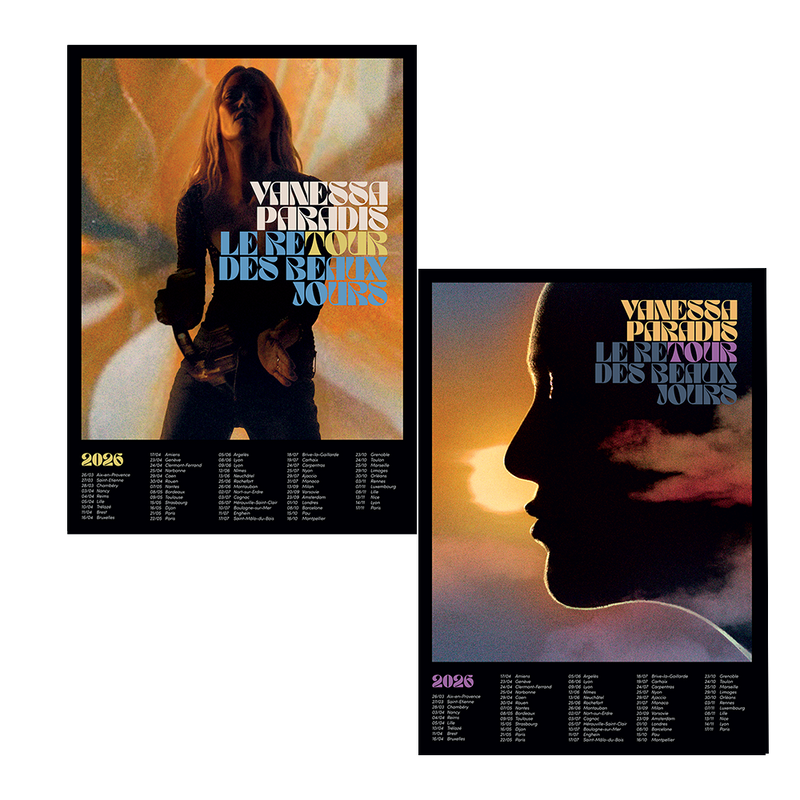 AFFICHE TOUR - Store Vanessa Paradis
