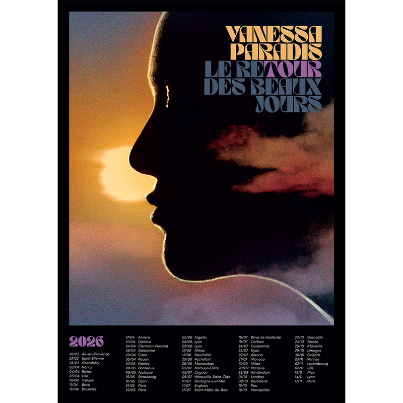 AFFICHE TOUR - Store Vanessa Paradis